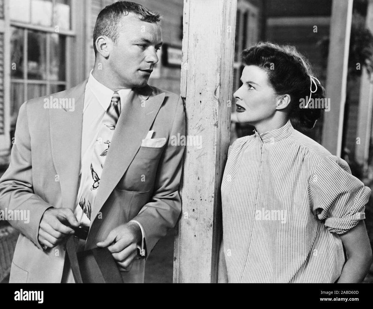 PAT AND MIKE, from left: Aldo Ray, Katharine Hepburn, 1952 Stock Photo ...