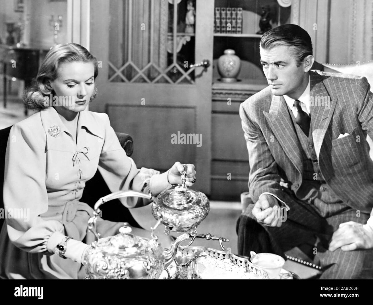THE PARADINE CASE, from left, Ann Todd, Gregory Peck, 1947 Stock Photo ...