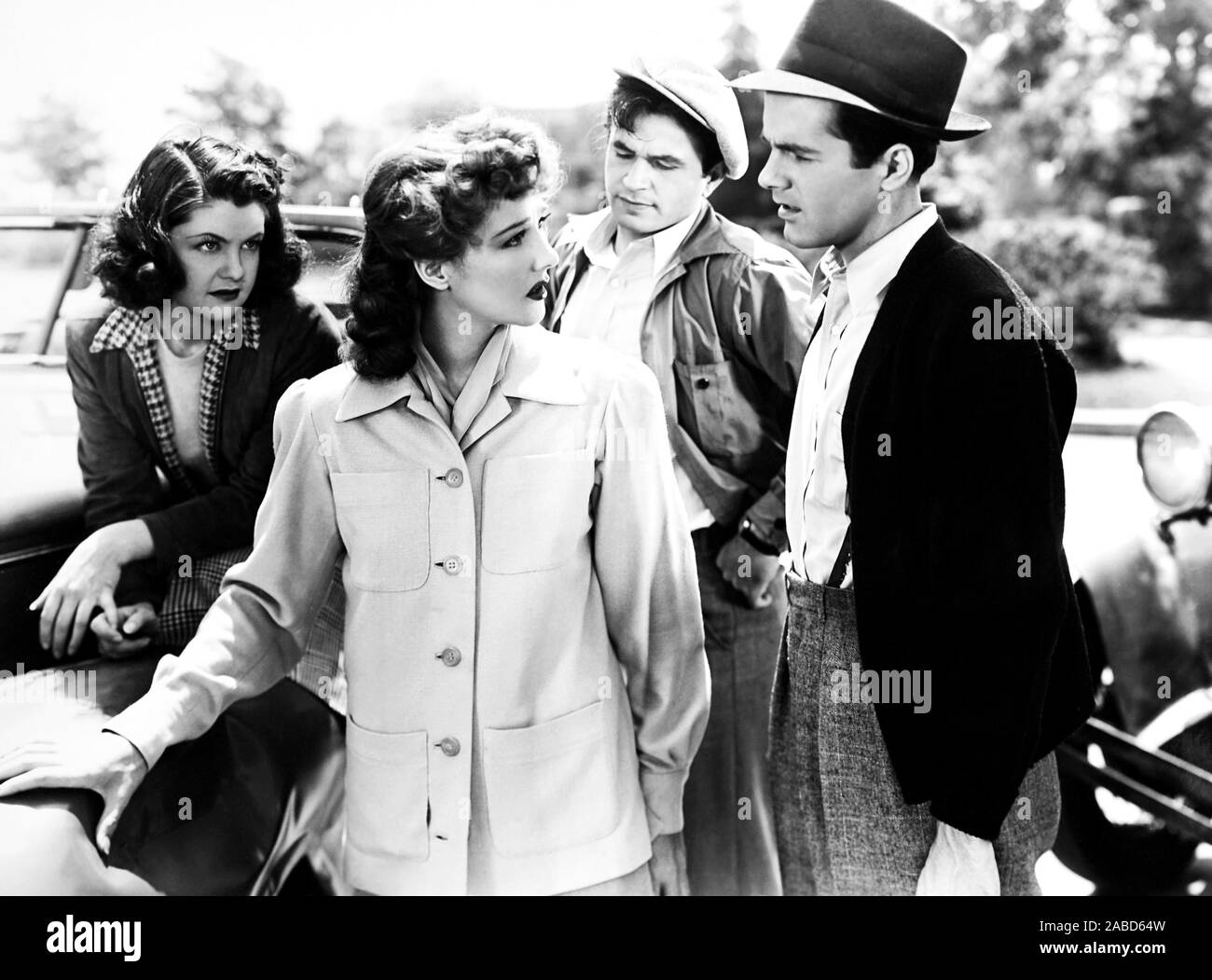 PARENTS ON TRIAL, from left, Linda Perry, Noah Beery, Jr., Jean Parker ...
