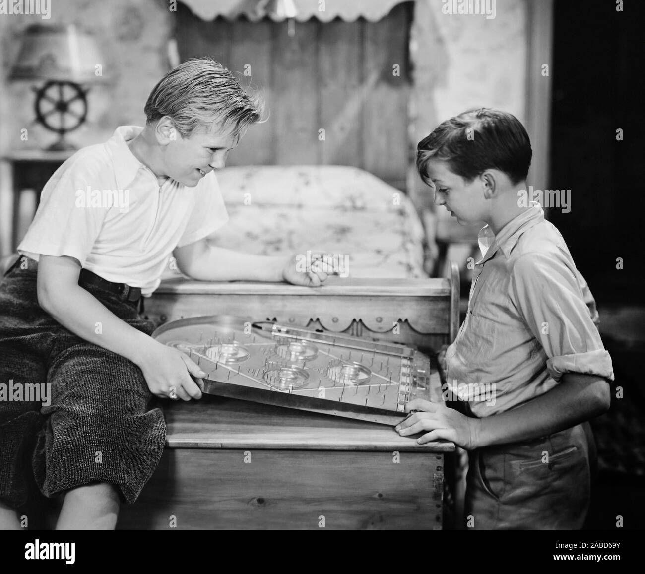 PECK'S BAD BOY, from left: Jackie Cooper, Jackie Searl, 1934 Stock ...