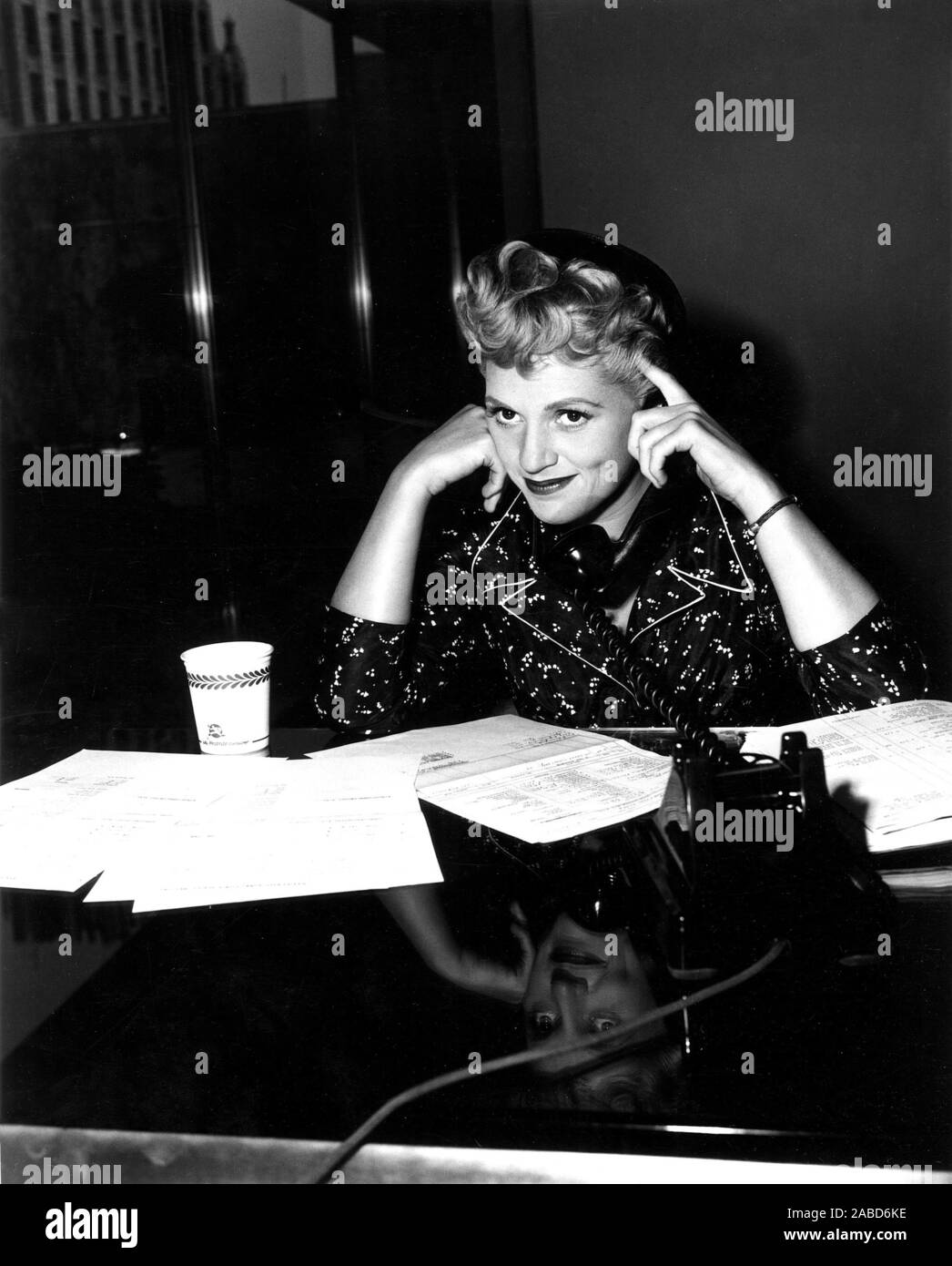 PHFFFT, Judy Holliday, on-set, 1954 Stock Photo - Alamy