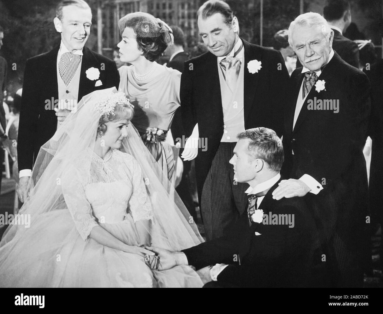 THE PLEASURE OF HIS COMPANY, front from left: Debbie Reynolds, Tab ...