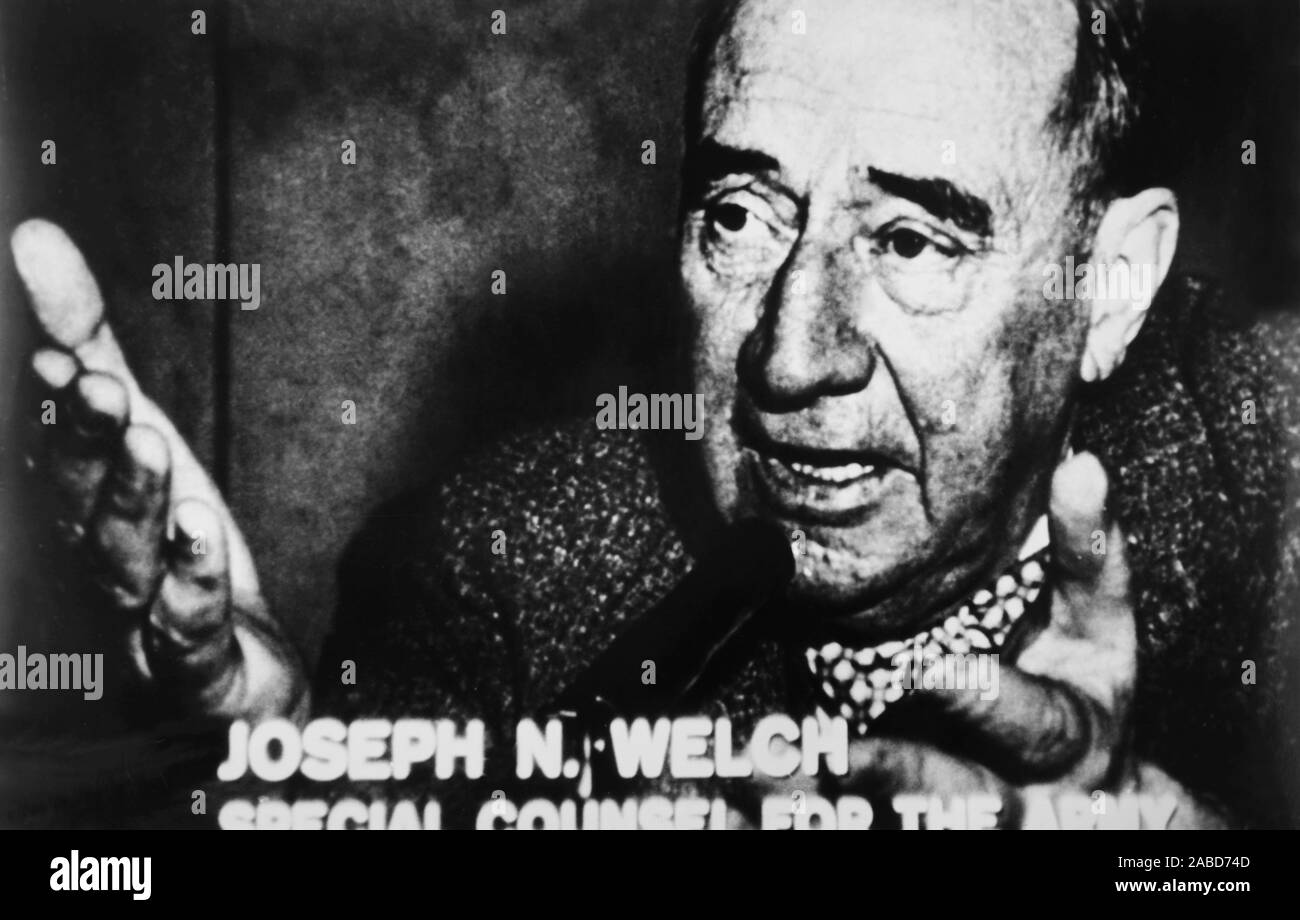 POINT OF ORDER!, Joseph N. Welch, 1964 Stock Photo - Alamy