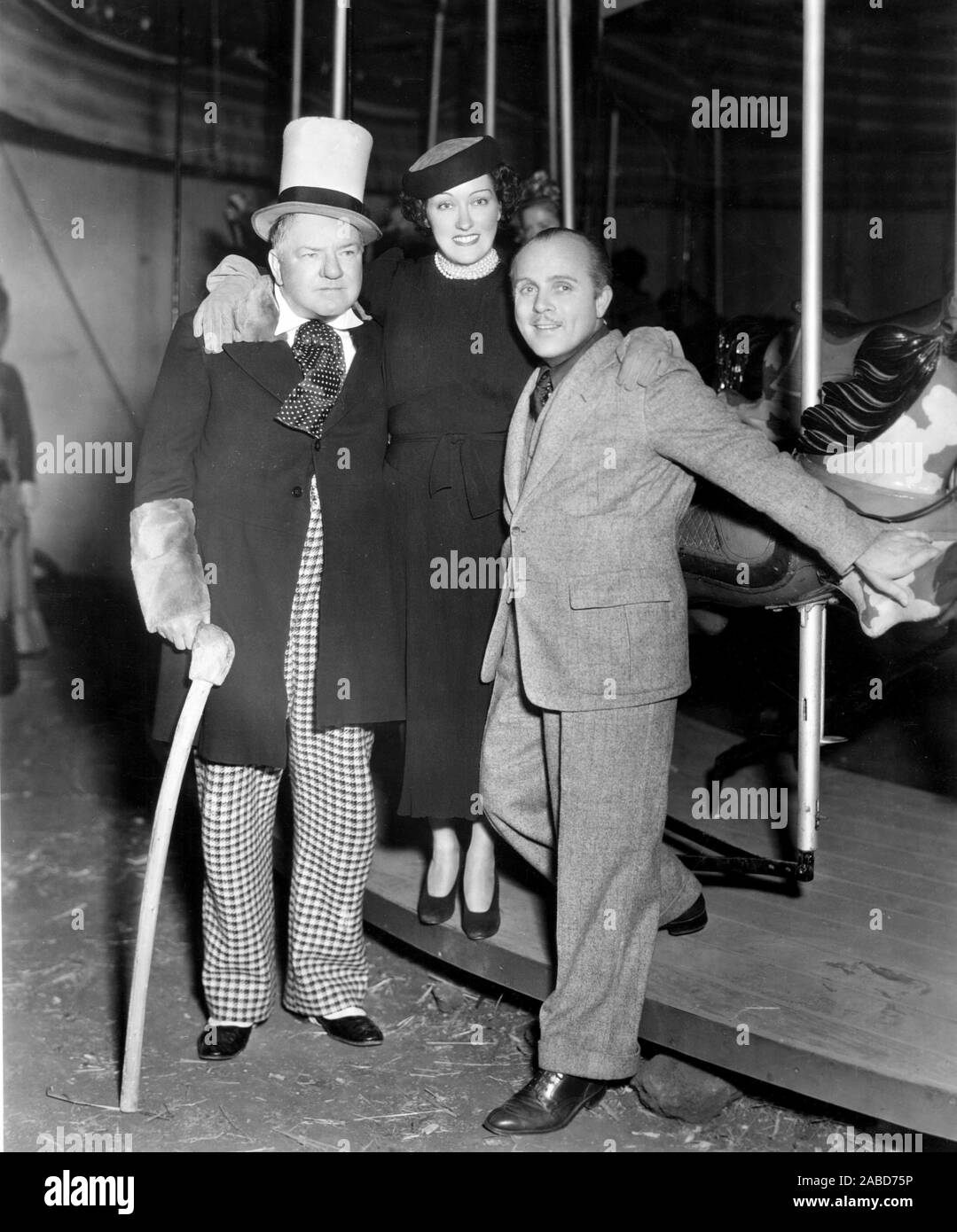 POPPY, W.C. Fields, being visited on-set by former Mack Sennett ...