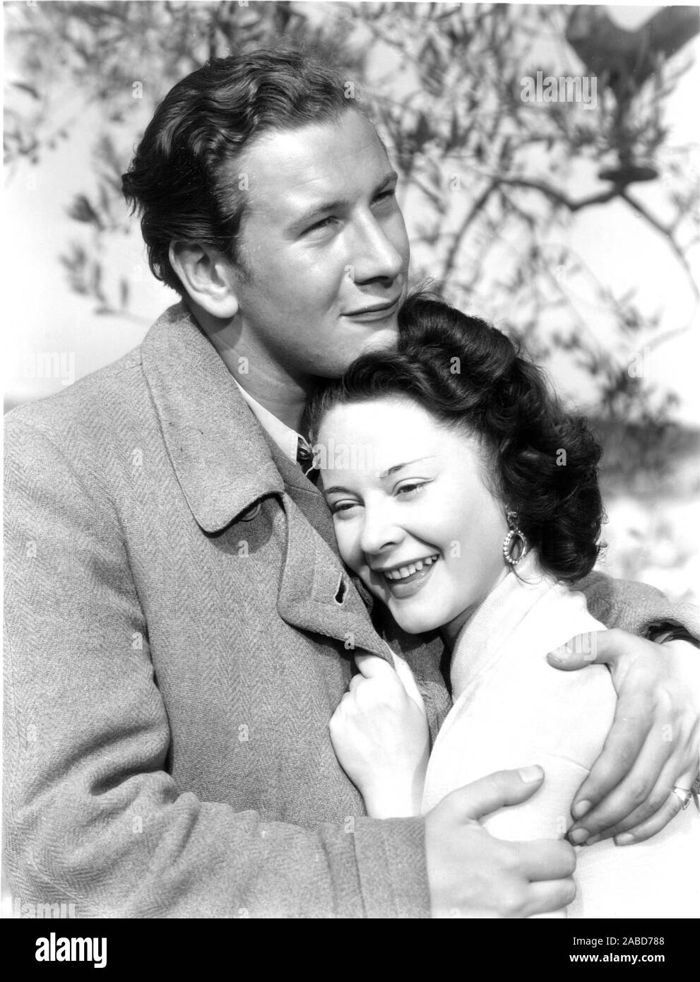 PRIVATE ANGELO, from left, Peter Ustinov, Maria Denis, 1949 Stock Photo ...