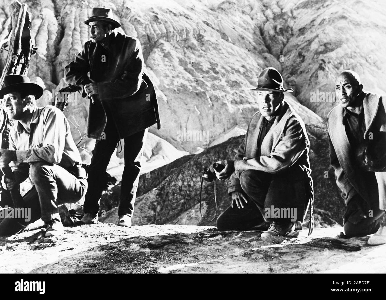 THE PROFESSIONALS, from left, Burt Lancaster, Robert Ryan, Lee Marvin ...