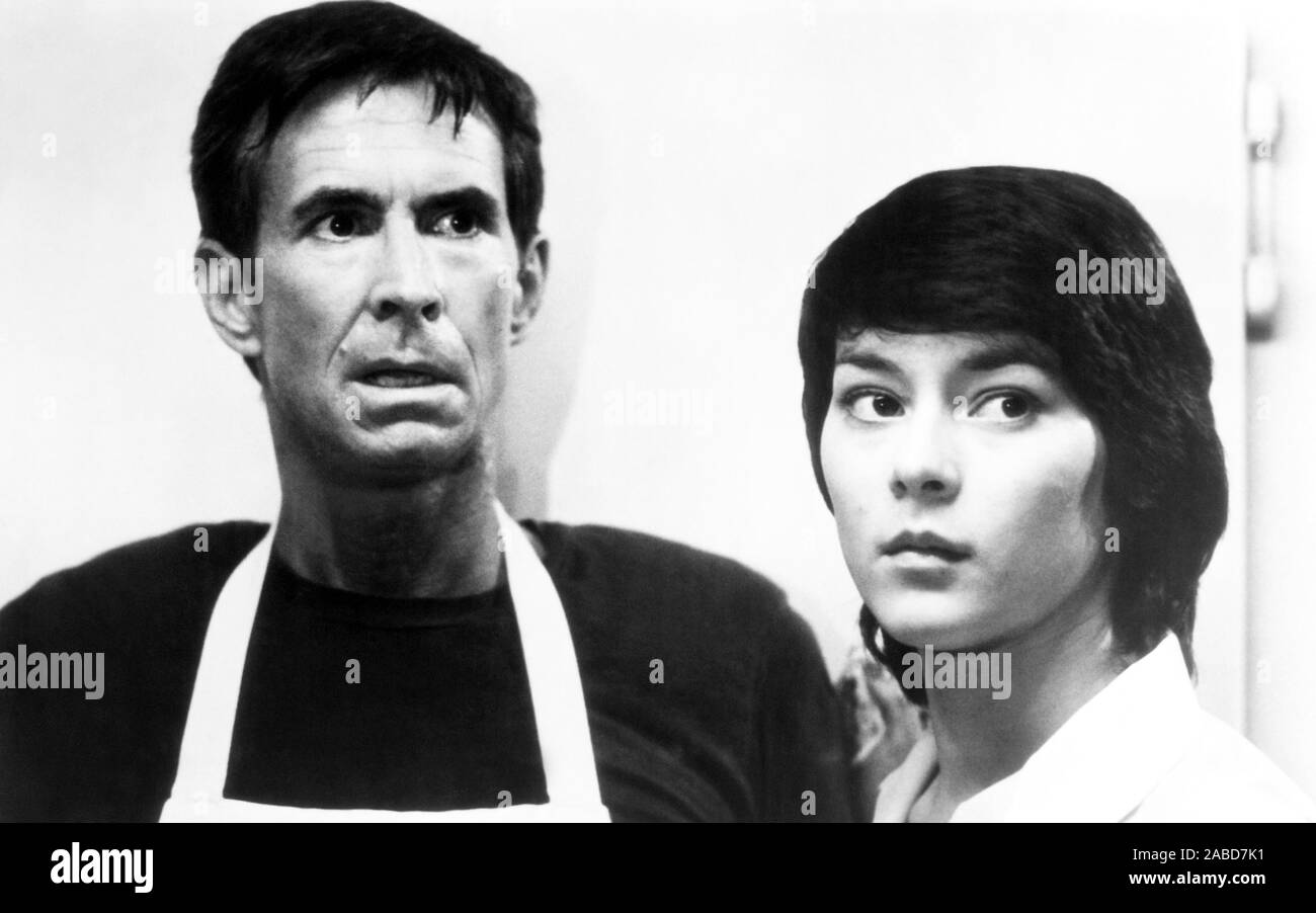 PSYCHO II, from left, Anthony Perkins, Meg Tilly, 1983, ©Universal ...