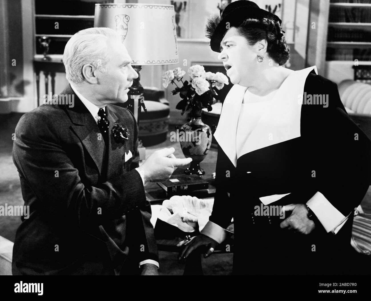 PUBLIC DEB NO. 1, from left: Charles Ruggles, Elsa Maxwell, 1940, TM ...