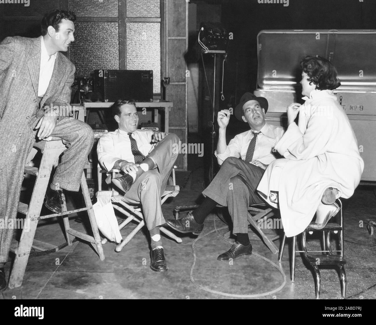 PUSHOVER, from left: Paul richards, Phil Carey, Fred MacMurray, Dorothy ...