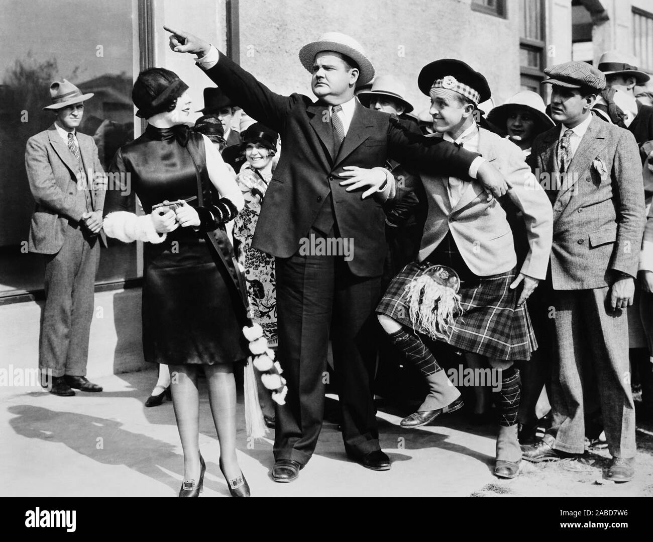 PUTTING PANTS ON PHILIP, from left: Dorothy Coburn, Oliver Hardy, Stan ...