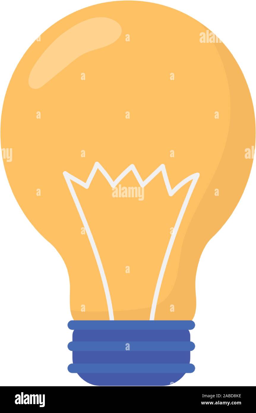 light bulb creativity idea isolated icon vector illustration Stock ...