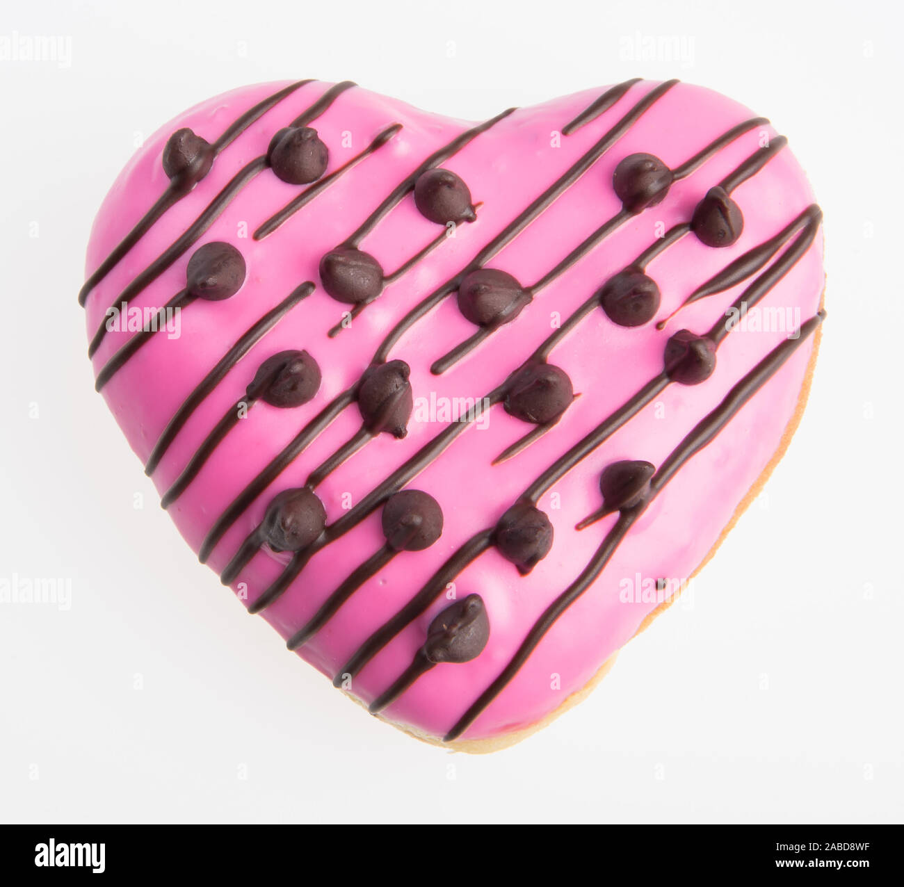 Red heart shape donut valentine hi-res stock photography and images - Alamy