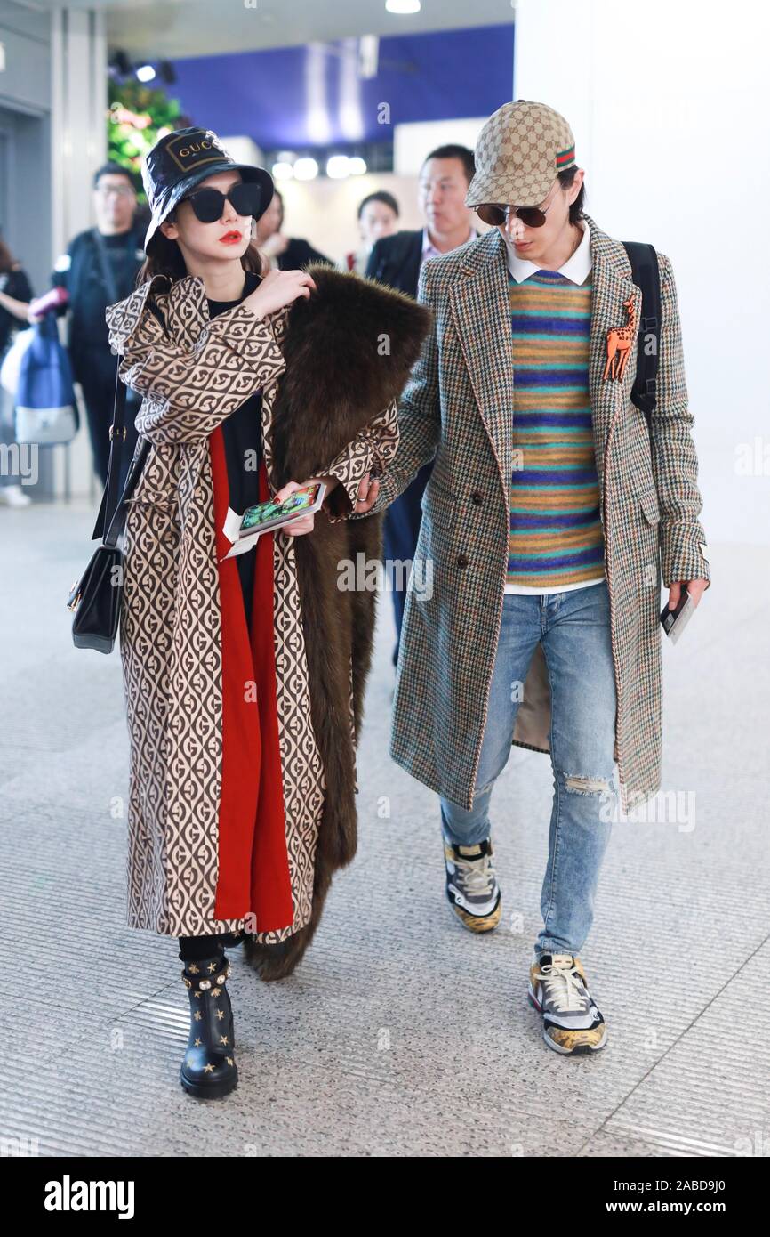 Chinese singer and actress Qi Wei or Stephy Qi, left, arrives at ...