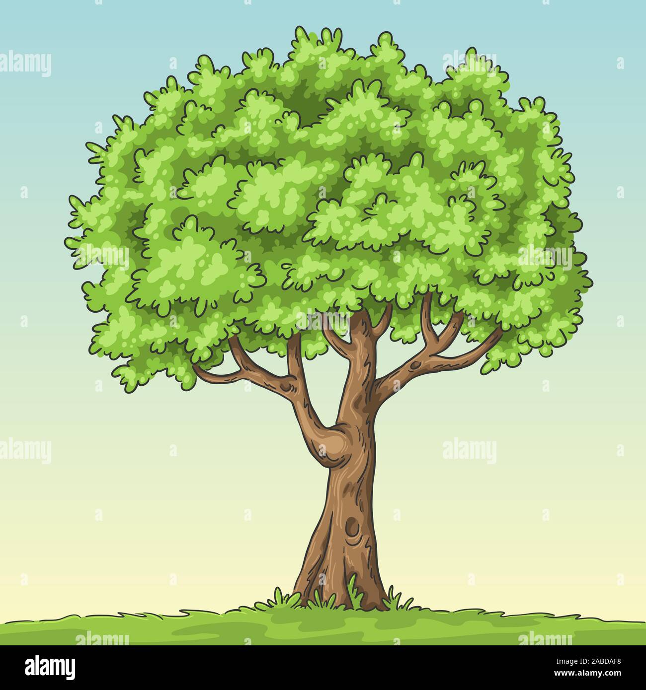 Summer Trees Clip Art