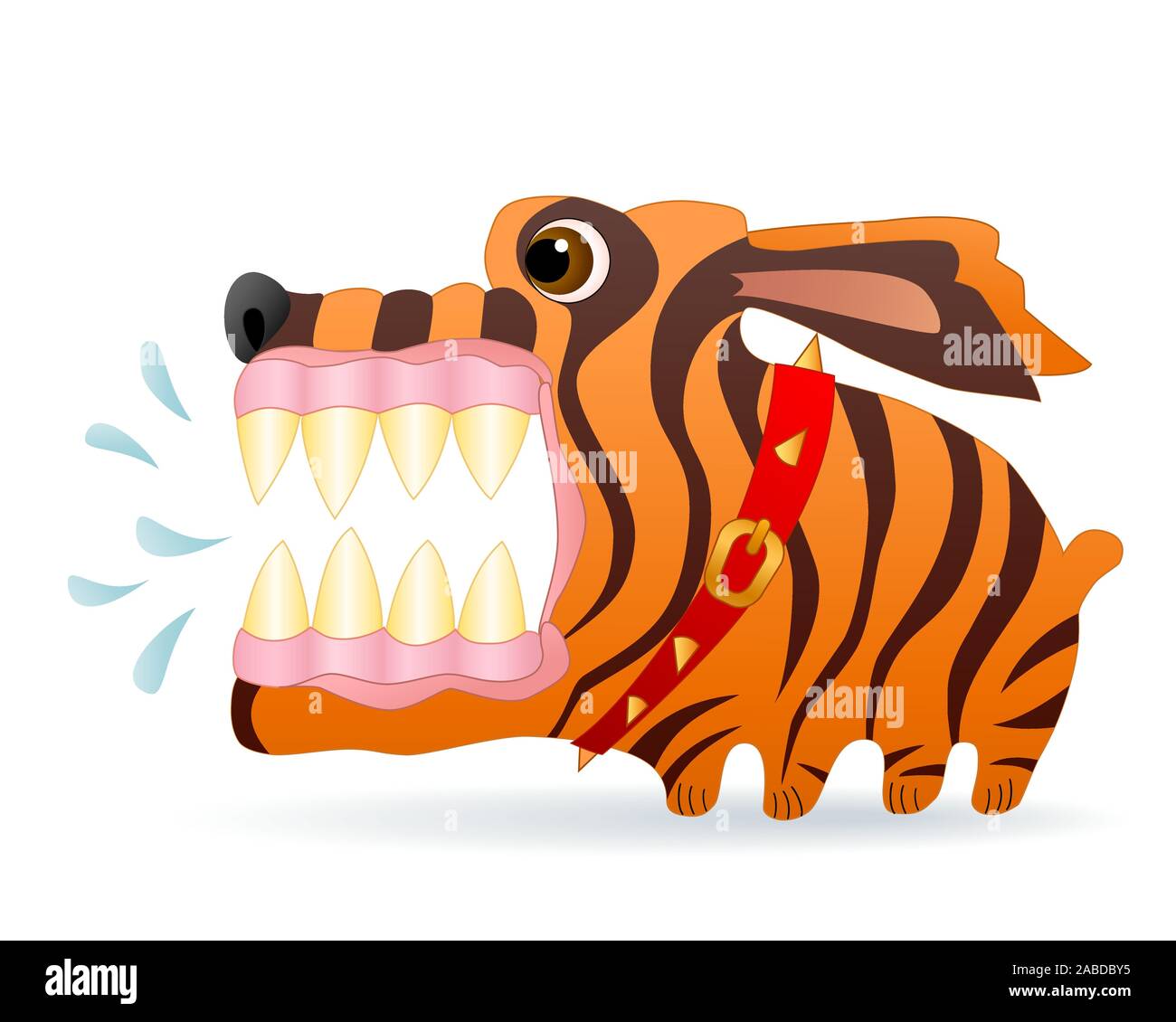 Angry Dog Cartoon Characters