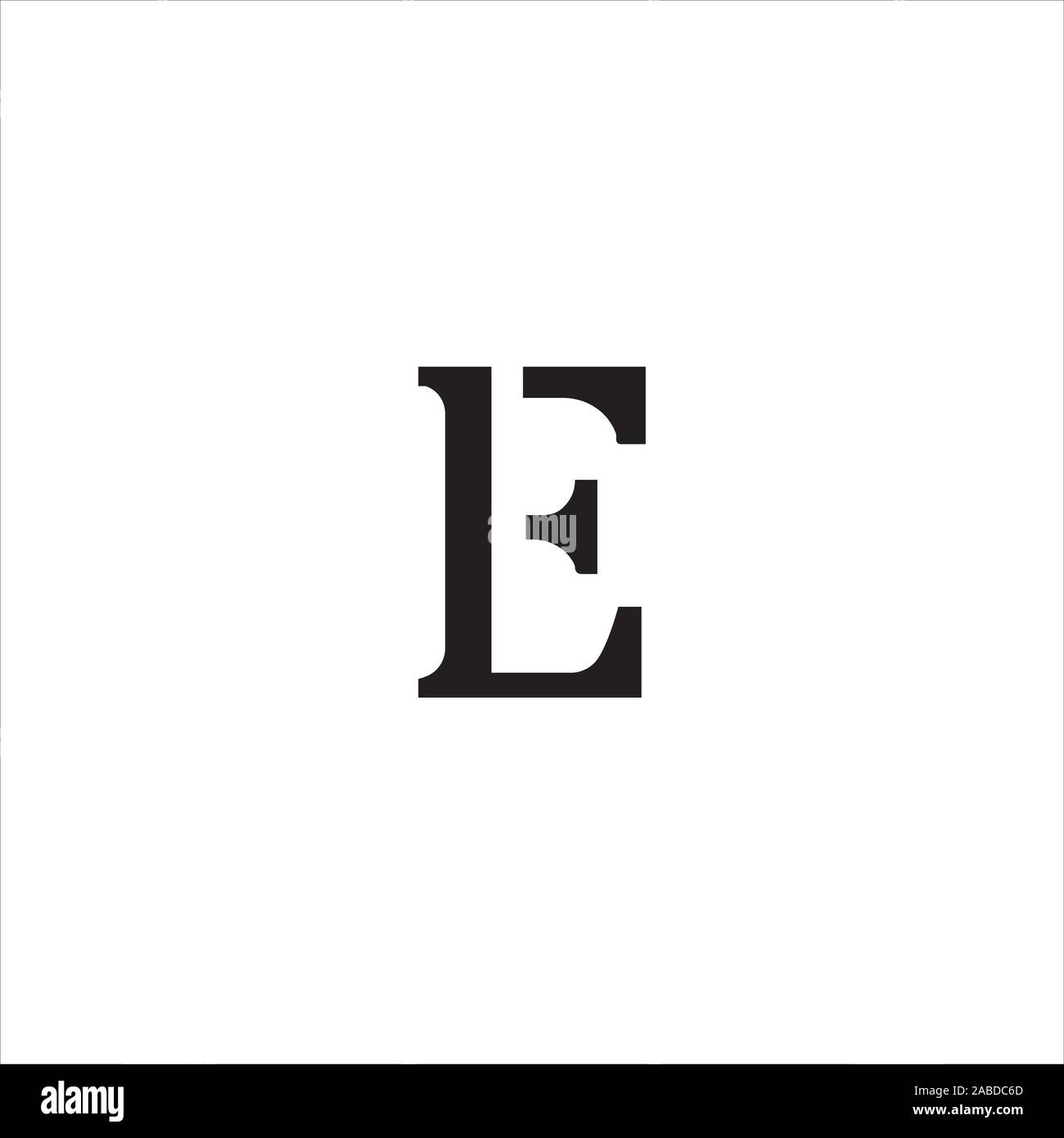 Initial letter el or le logo vector design template Stock Vector Image & Art - Alamy