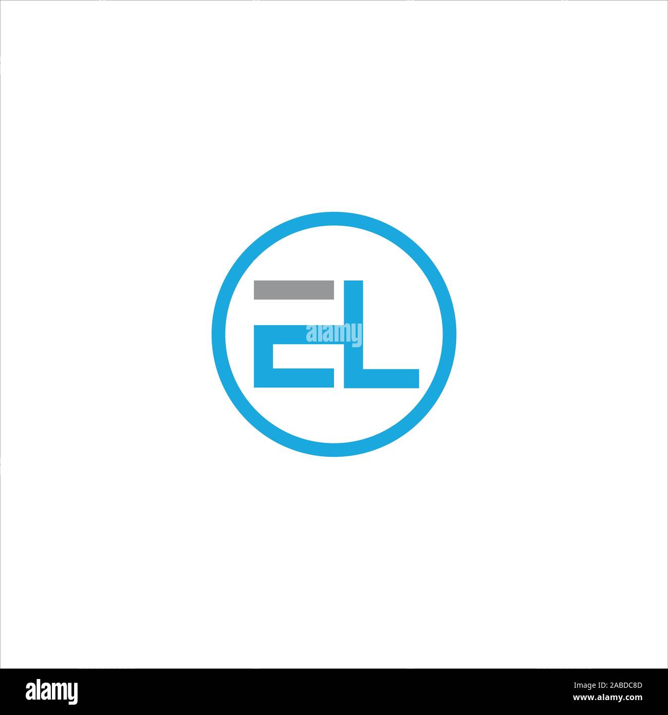 Initial letter el or le logo vector design template Stock Vector Image & Art - Alamy