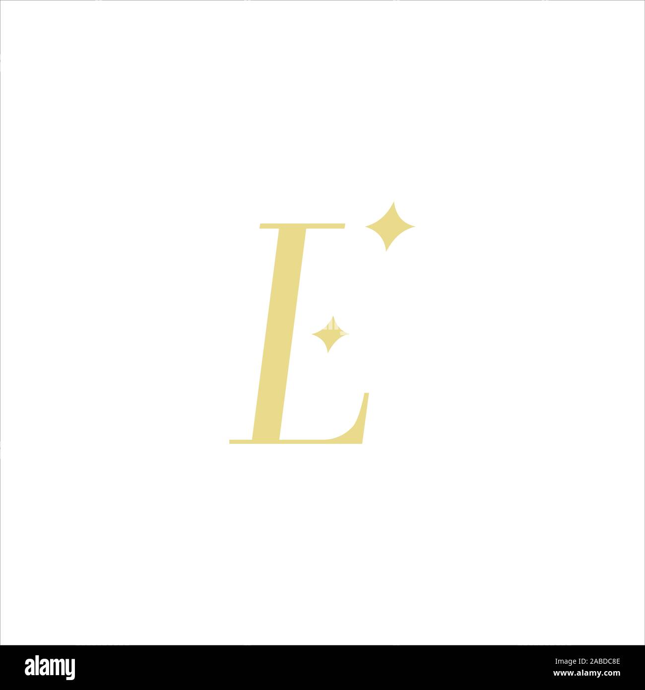 Initial letter el or le logo vector design template Stock Vector Image & Art - Alamy