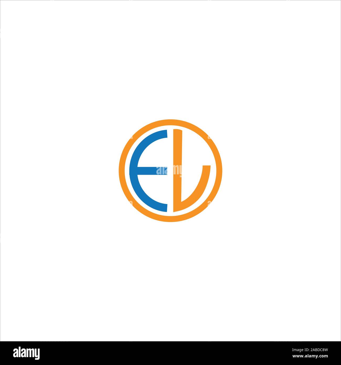 Initial letter el or le logo vector design template Stock Vector Image & Art - Alamy