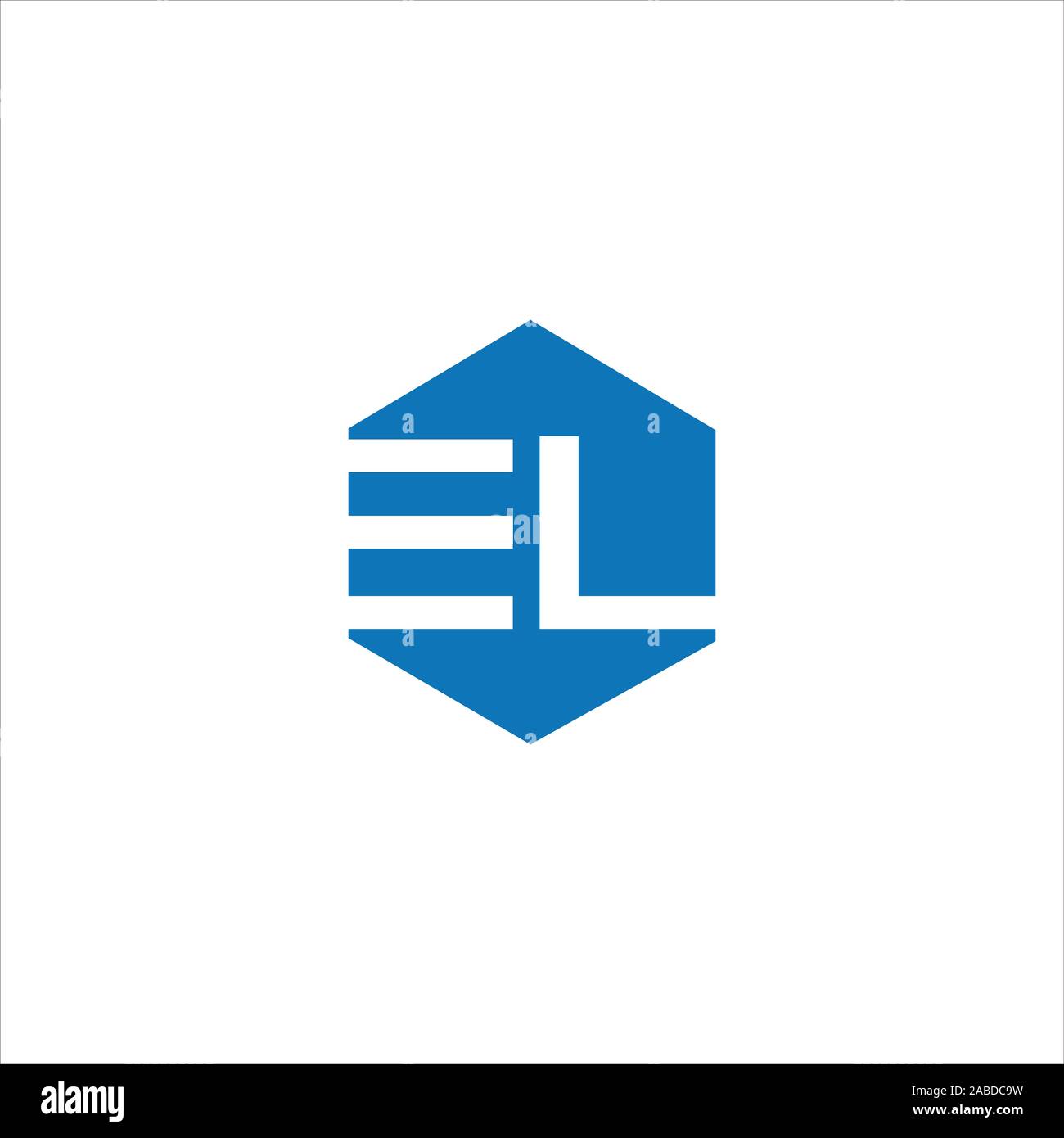 Initial letter el or le logo vector design template Stock Vector Image & Art - Alamy