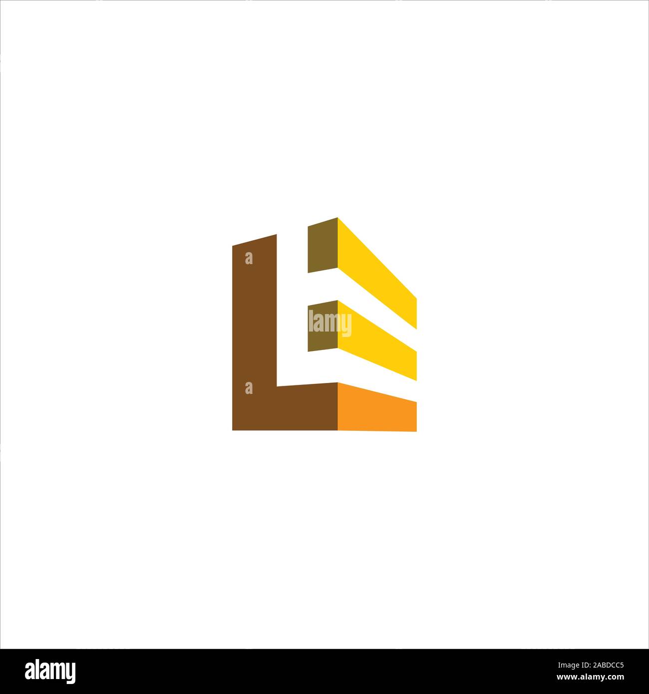 Initial letter el or le logo vector design template Stock Vector Image & Art - Alamy