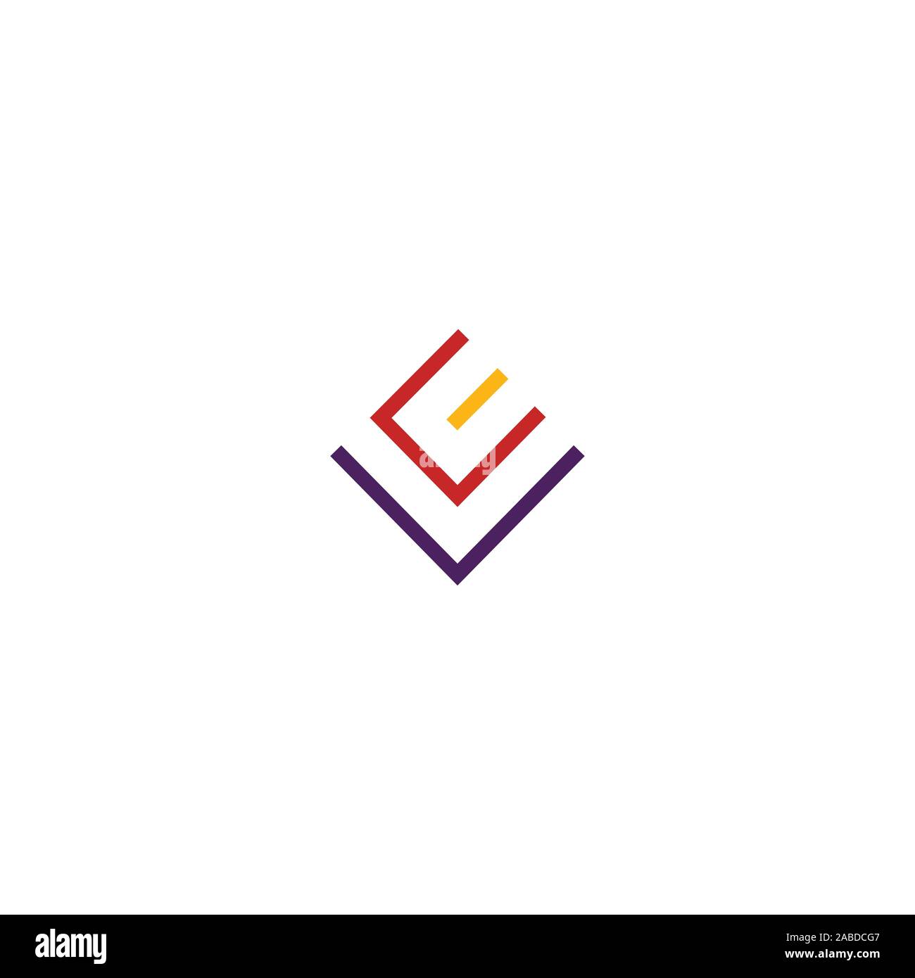 Initial letter el or le logo vector design template Stock Vector Image & Art - Alamy