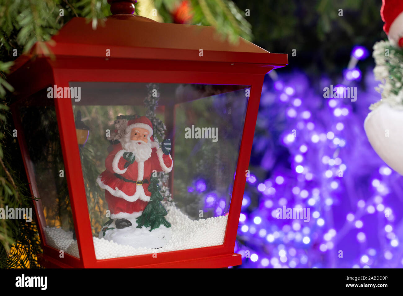 Christmas decoration in Sibiu winter fair, 2019 november Stock Photo ...