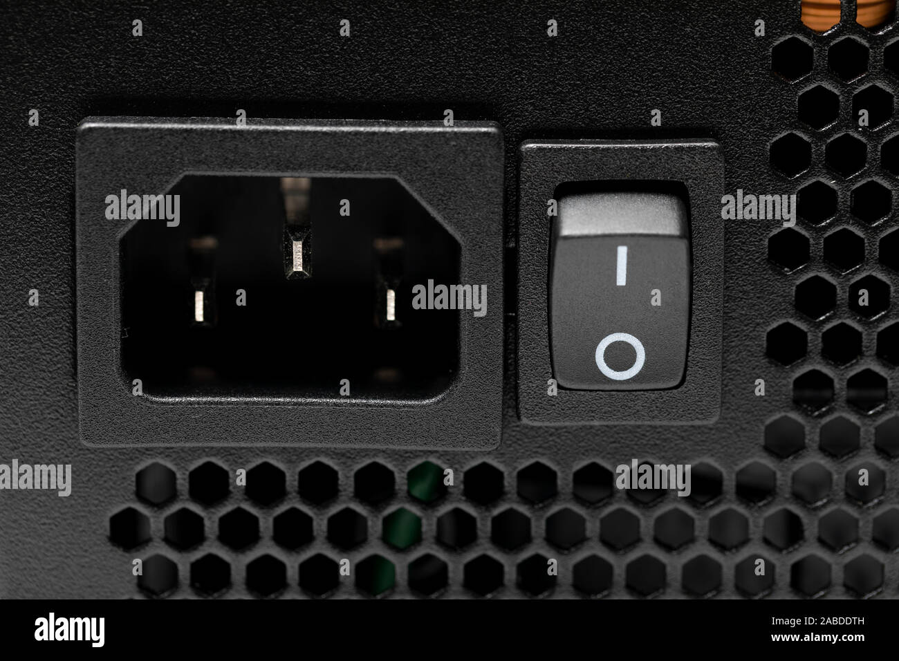 Modular power supply with cables for desktop pc Stock Photo - Alamy