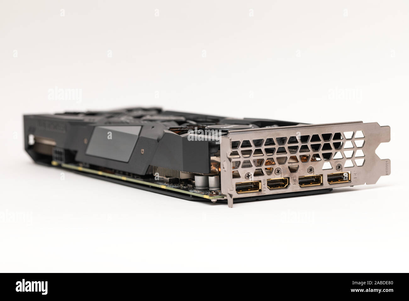 New graphic video card for cryptocurrency mining Stock Photo - Alamy