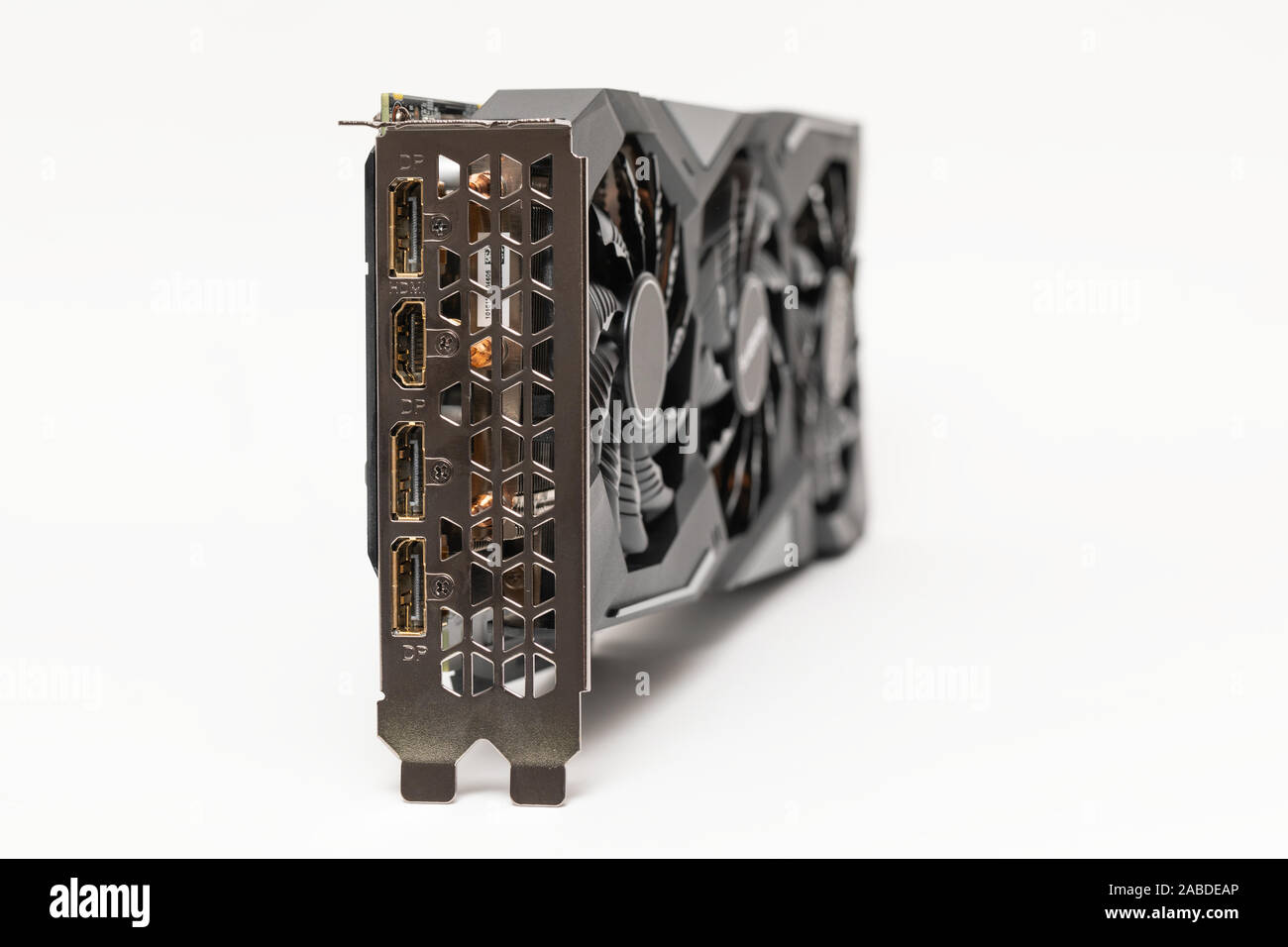New graphic video card for cryptocurrency mining Stock Photo - Alamy