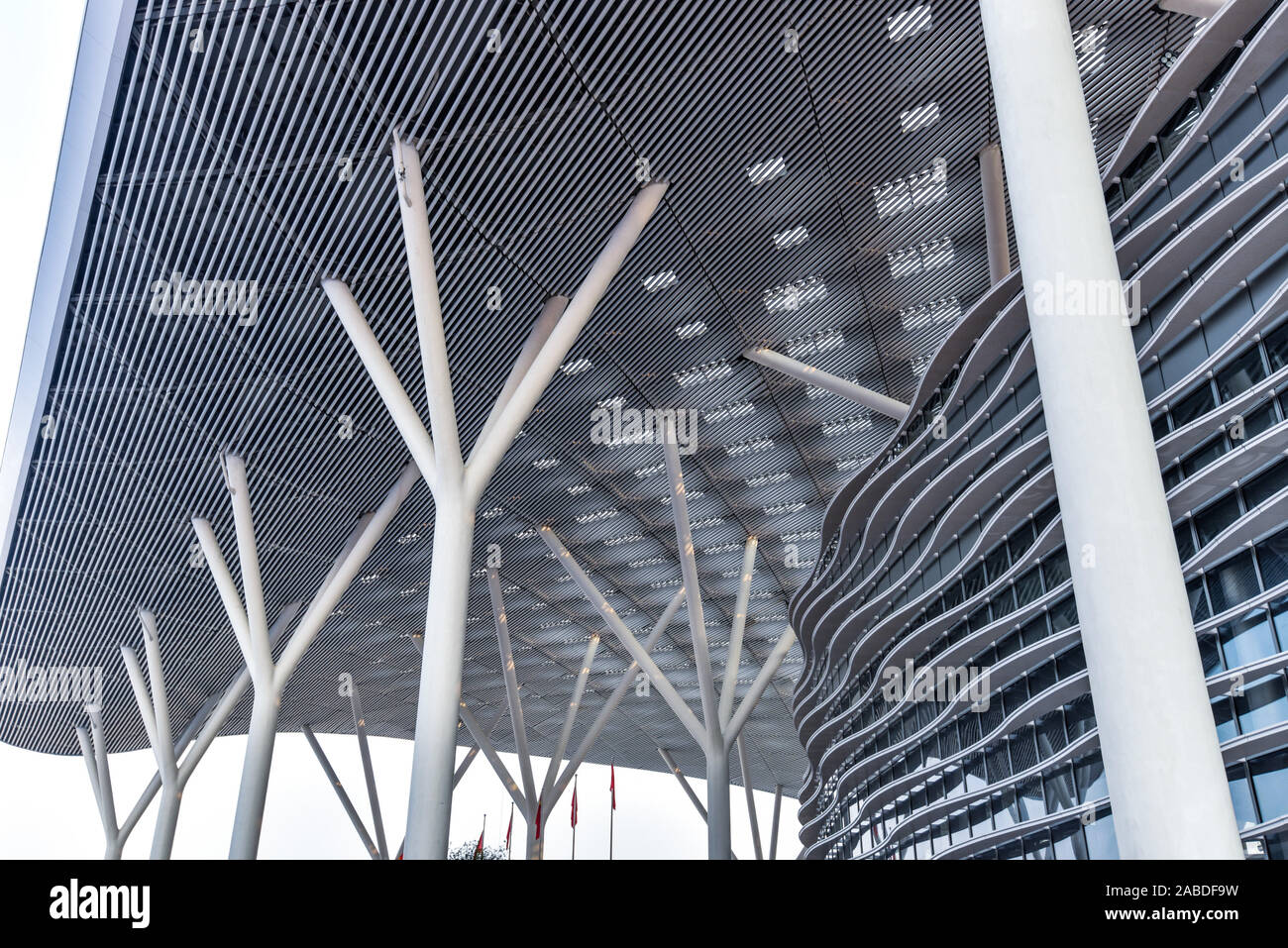 A close observation of Shenzhen World Exhibition & Convention Center in ...