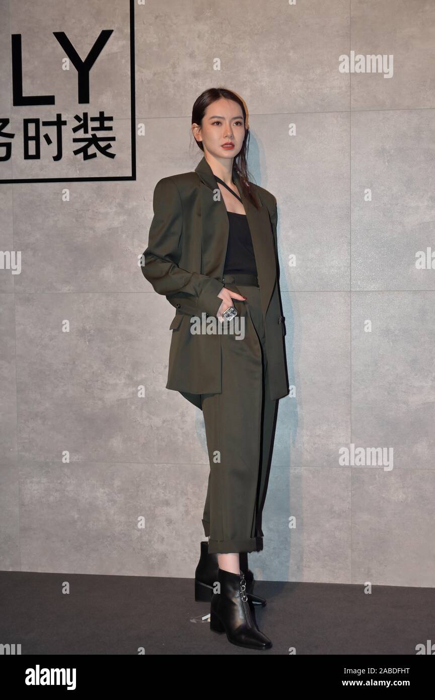 Chinese singer and actress Qi Wei, also known as Stephy Qi, shows up ...
