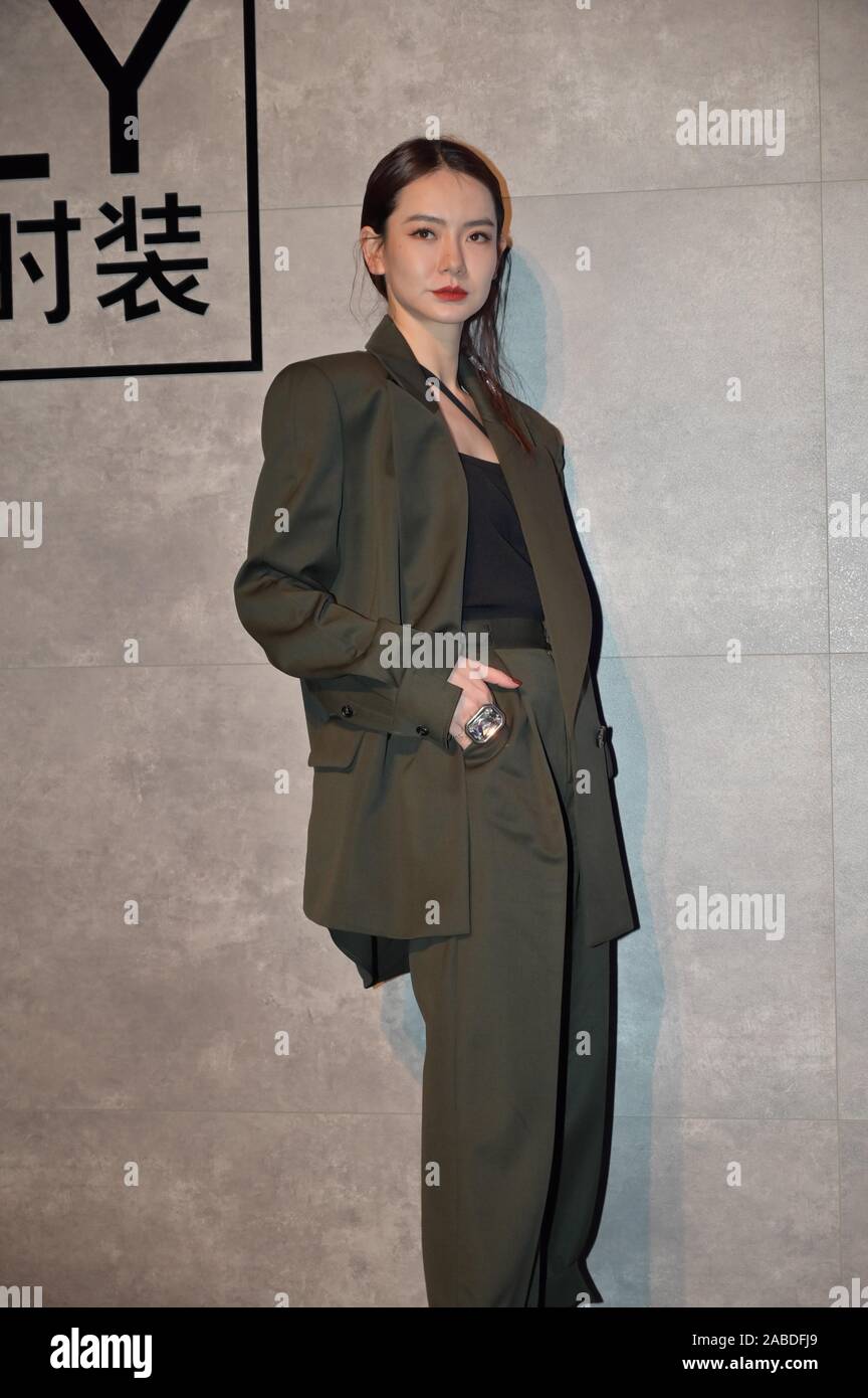 Chinese singer and actress Qi Wei, also known as Stephy Qi, shows up ...