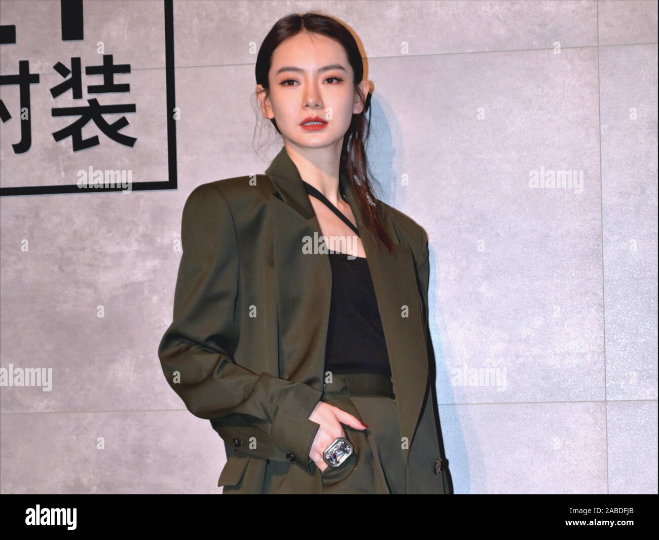 Chinese singer and actress Qi Wei, also known as Stephy Qi, shows up ...