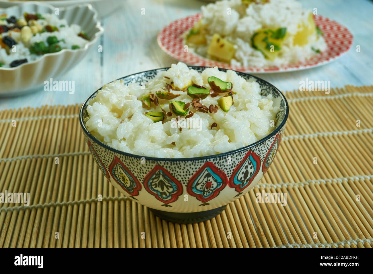 Samo Rice Kheer, Barnyard millet rice pudding in India Stock Photo - Alamy