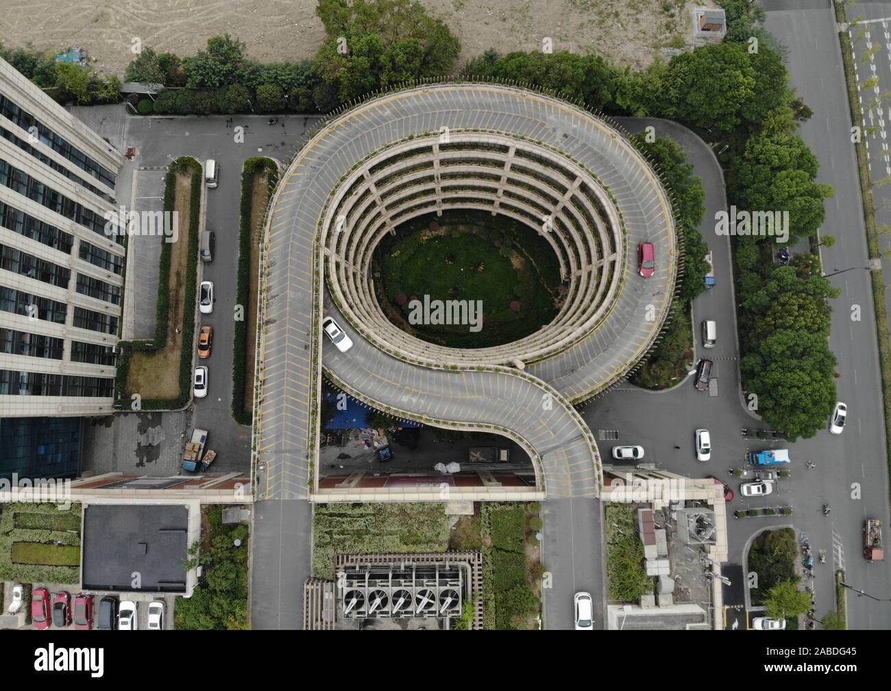 Circular Parking Lot High Resolution Stock Photography and Images - Alamy