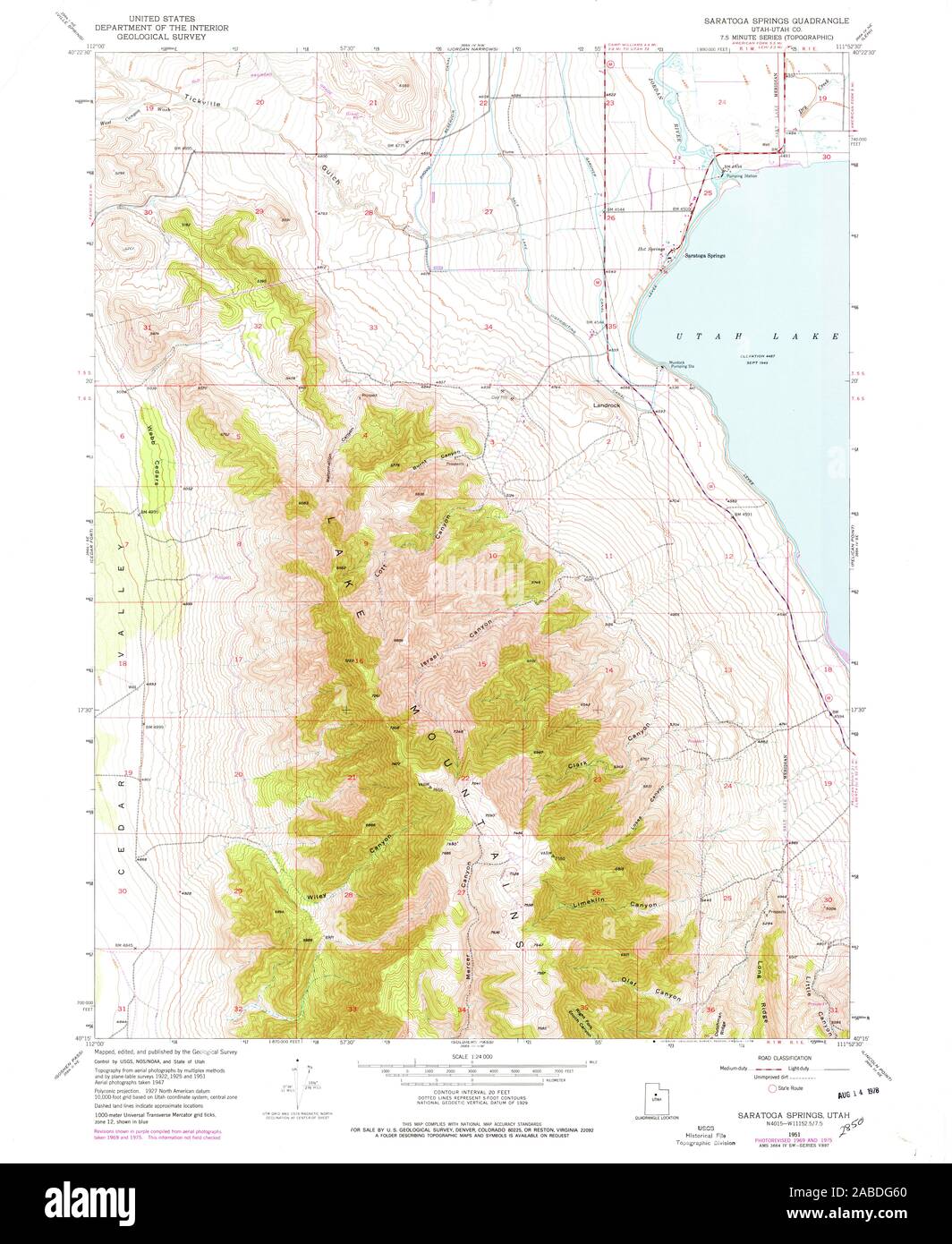 Map of saratoga Cut Out Stock Images & Pictures - Alamy
