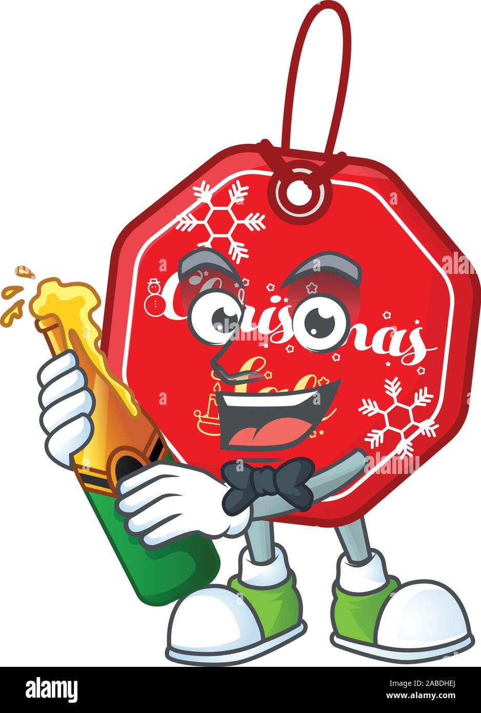 Sale tag mascot Stock Vector Images - Alamy