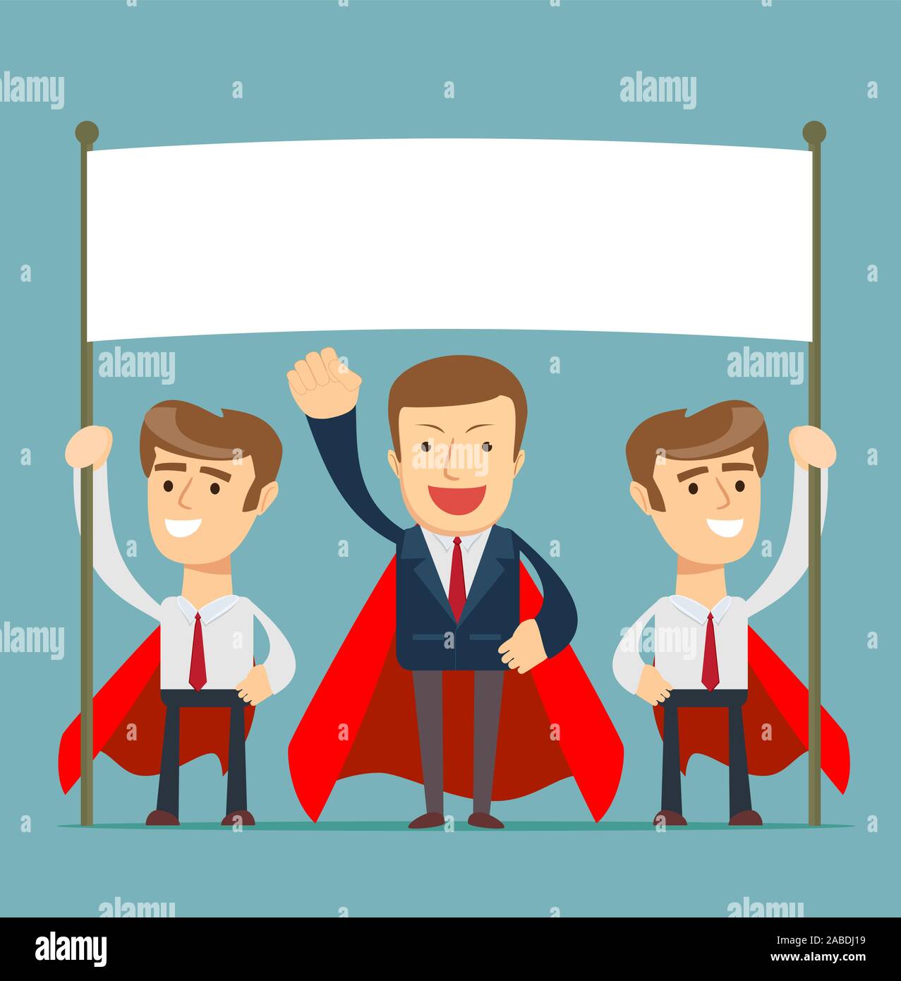 Man holding blank sign Stock Vector Images - Alamy