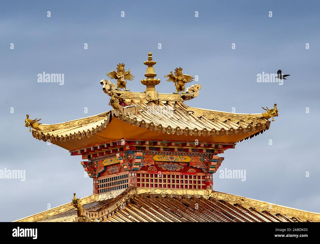 A close observation of Pumuling Temple located at Yajiang County, also ...