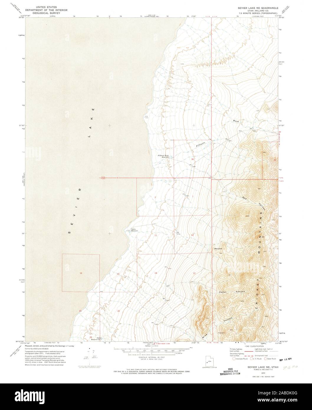 Sevier lake hi-res stock photography and images - Alamy