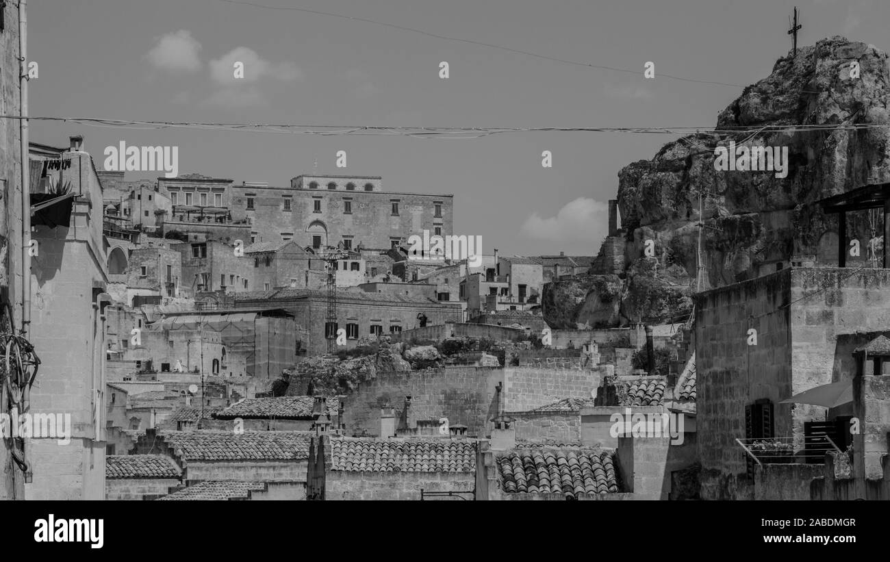 Matera, italy Black and White Stock Photos & Images - Alamy
