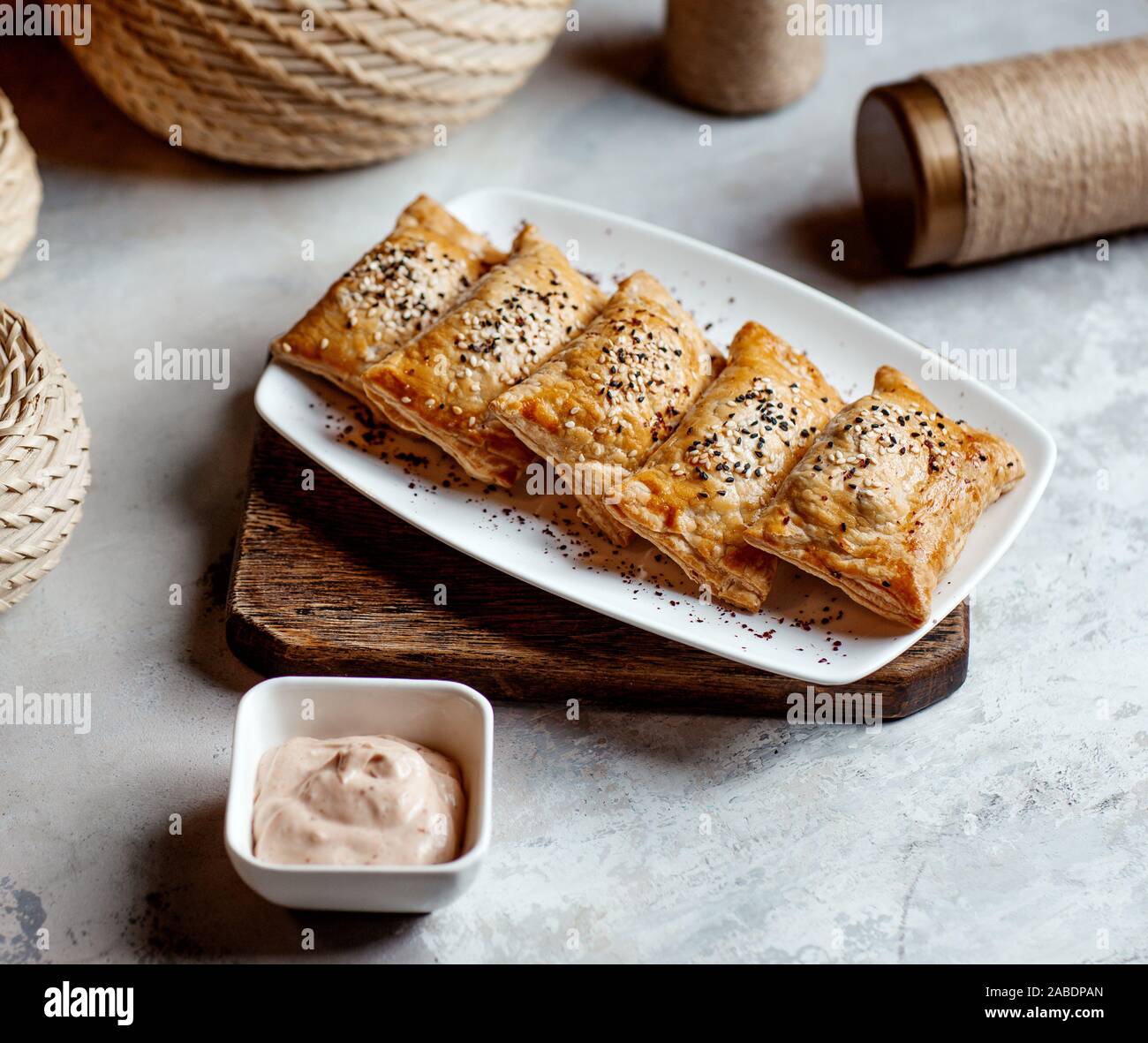 Meat hand pies hi-res stock photography and images - Alamy