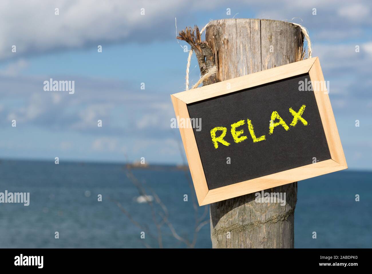 Relax word hi-res stock photography and images - Alamy