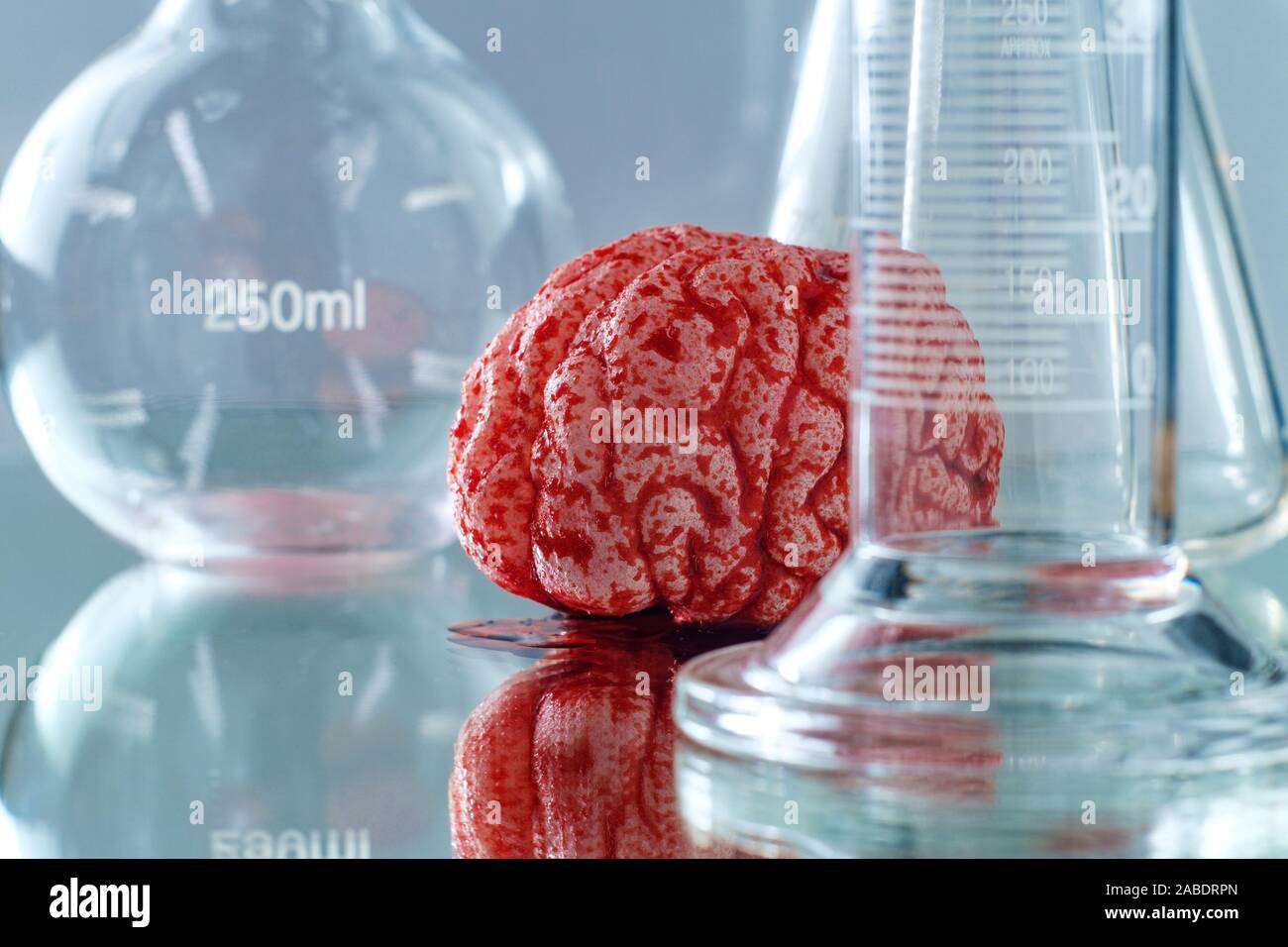 Science lab bloody human brain for science experiments and education on ...