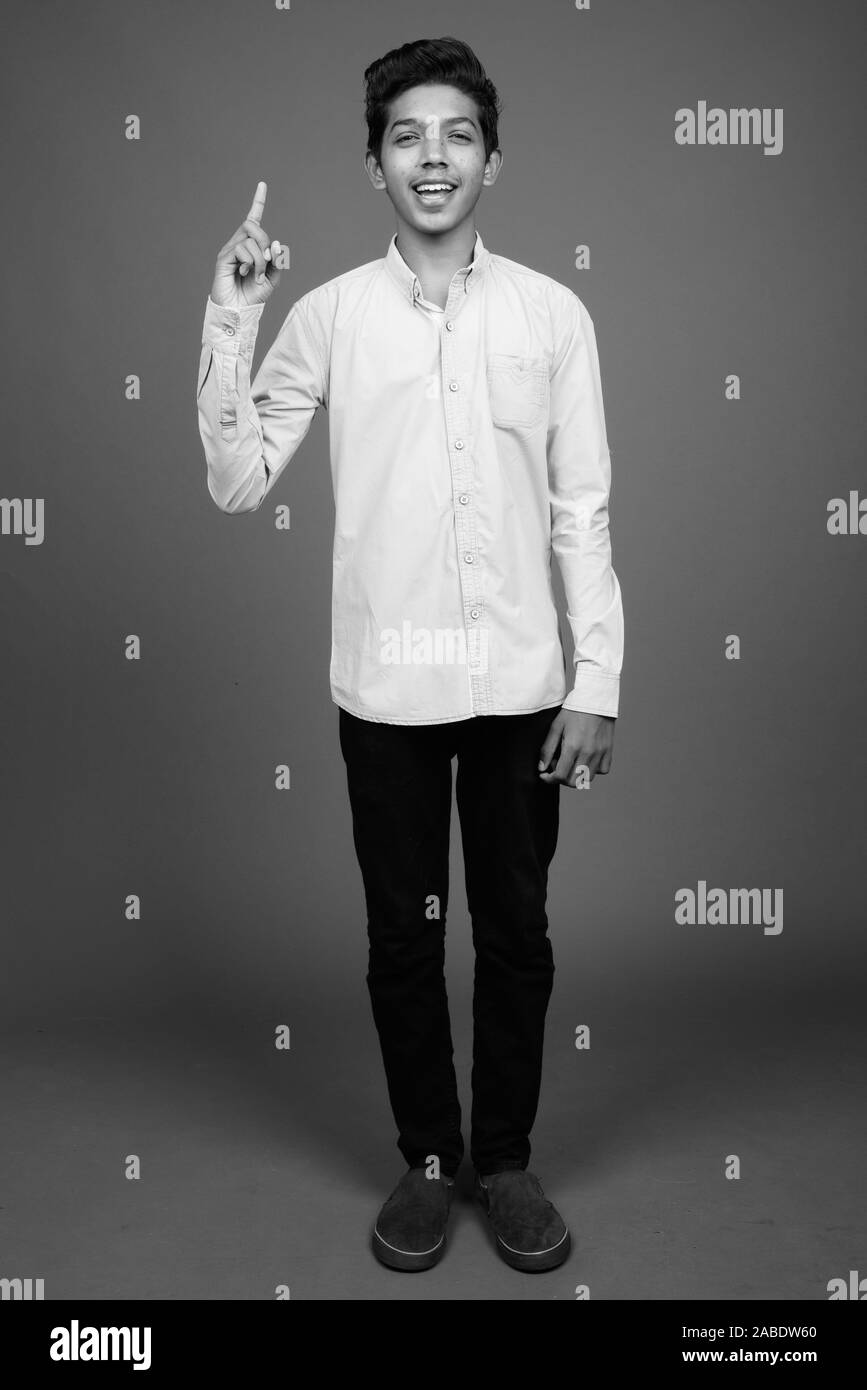 Smart indian boy Black and White Stock Photos & Images - Alamy