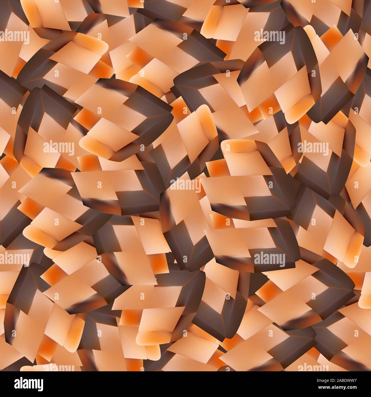 Orange diamond shape. Seamless pattern background. Vector illustration ...