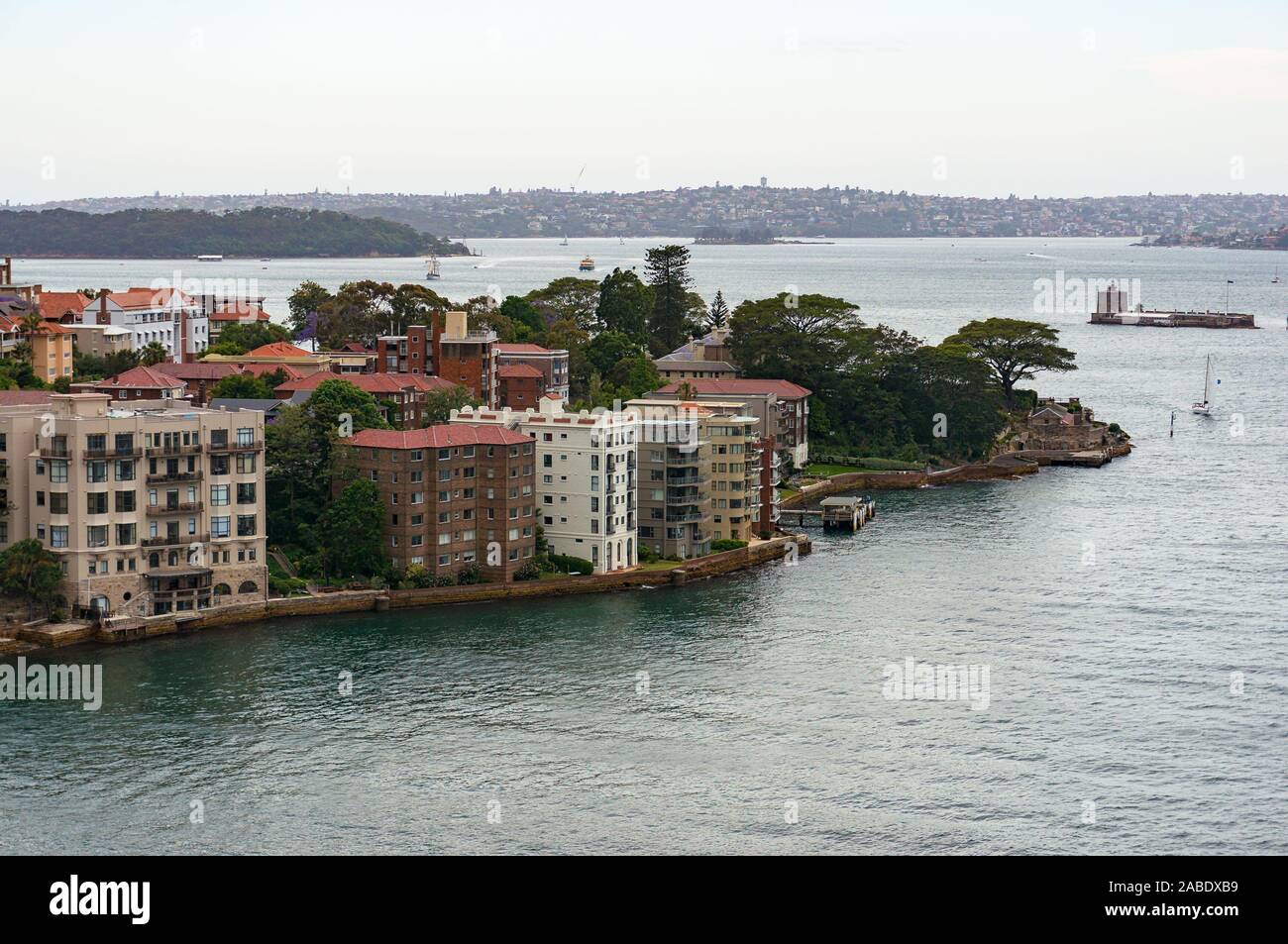 Kirribilli suburb from the air. Sydney, Australia Stock Photo - Alamy
