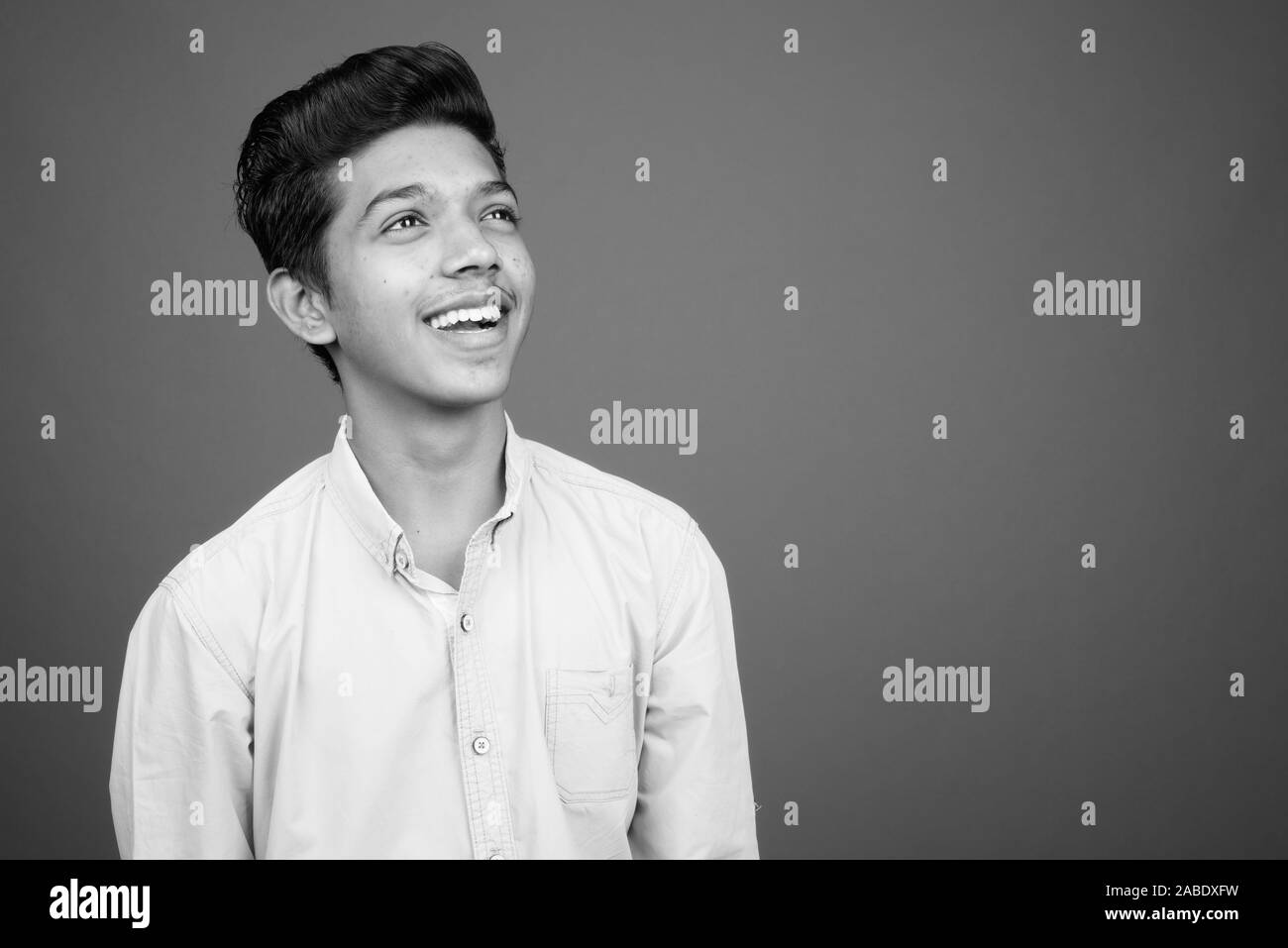 Indian boy teen Black and White Stock Photos & Images - Alamy