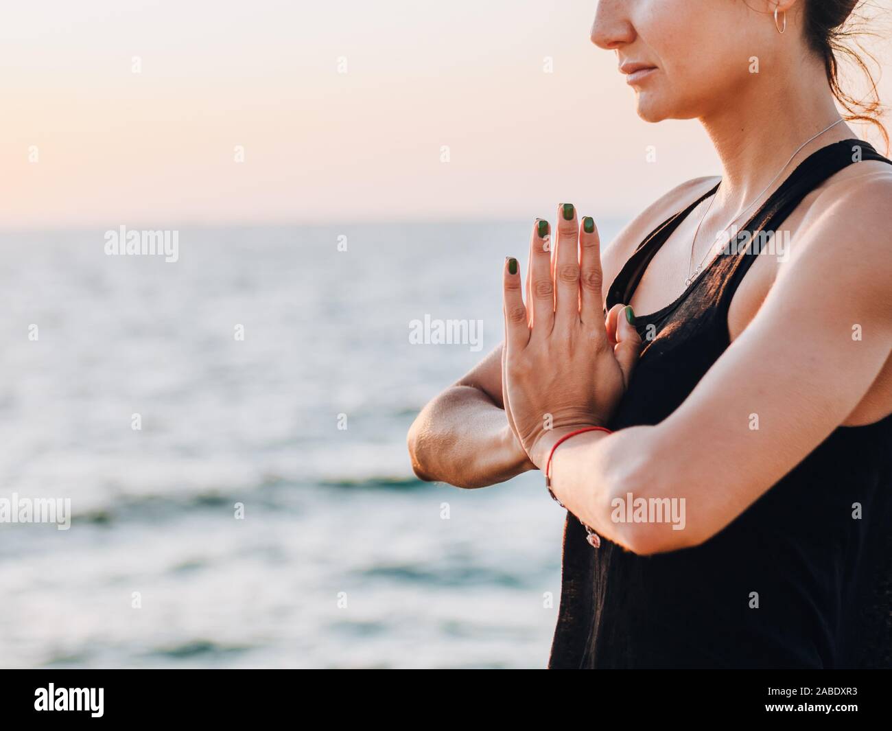 Namaste Greeting High Resolution Stock Photography and Images - Alamy